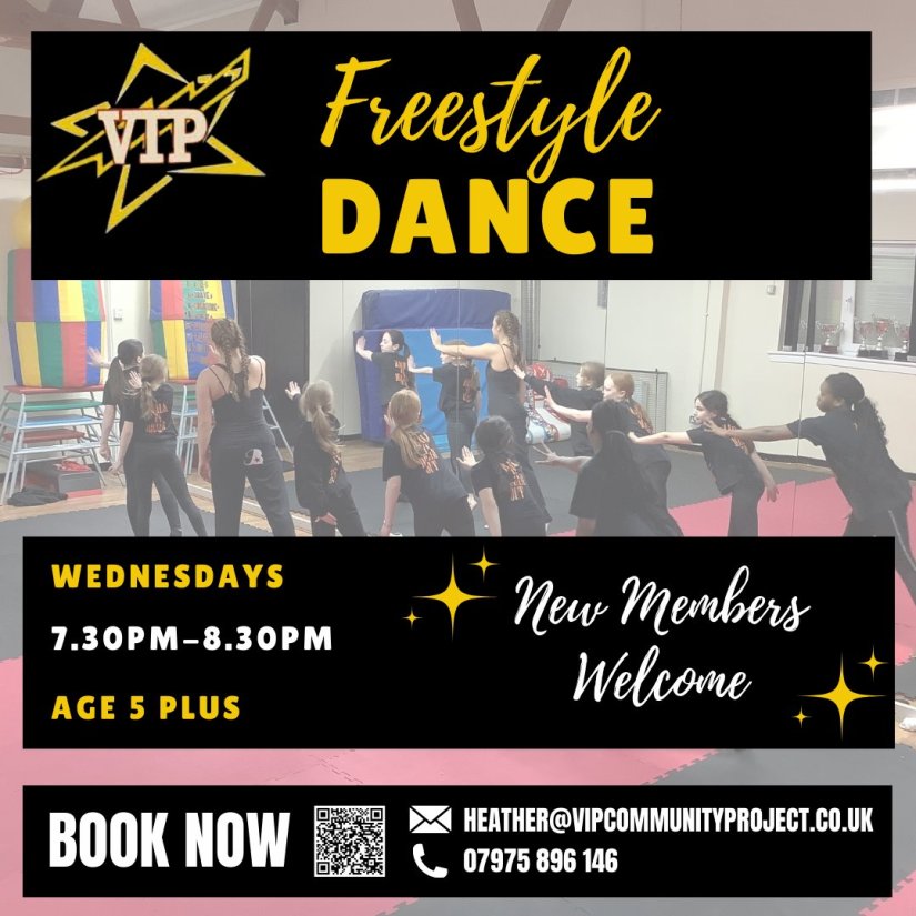 🌟 VIP Freestyle Dance Classes – VIP Community Project